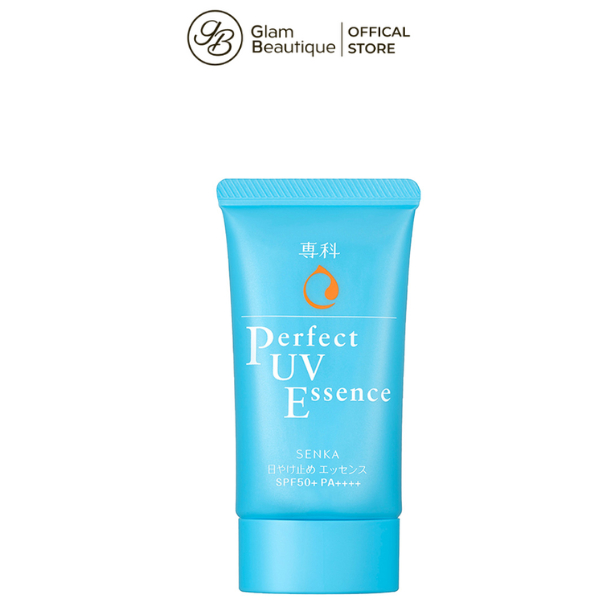 KEM CHỐNG NẮNG SENKA PERFECT UV ESSENCE SPF50+ PA++++ 50G Glam Beautique | Shopee Việt Nam