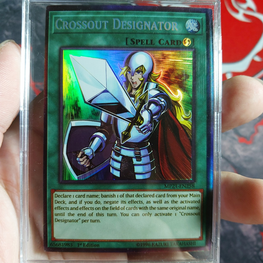 [YugiOh Magic]Thẻ CROSSOUT DESIGNATOR 65681983 ma thuật hiệu ứng holo ...