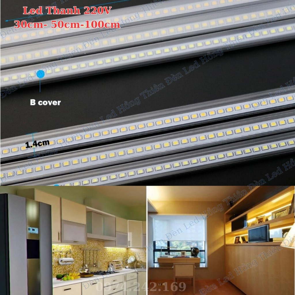 Đèn led thanh trực tiếp 220v 1m | Shopee Việt Nam