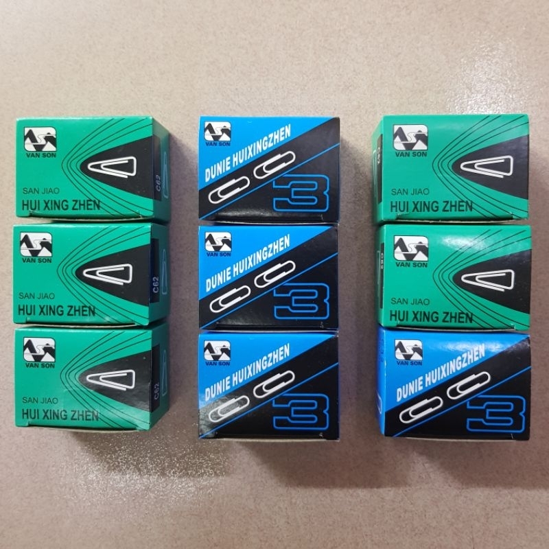 [3 hộp] Kẹp giấy C62, C32, Van Son Hui Xing Zhen | Shopee Việt Nam