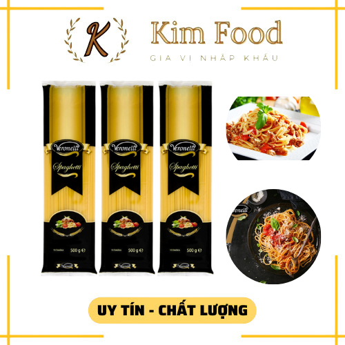[Tổng Kho] Mì Ý, Mì Spaghetti Ankara Veronelli Gói 500g, Mì Ý Làm Từ ...