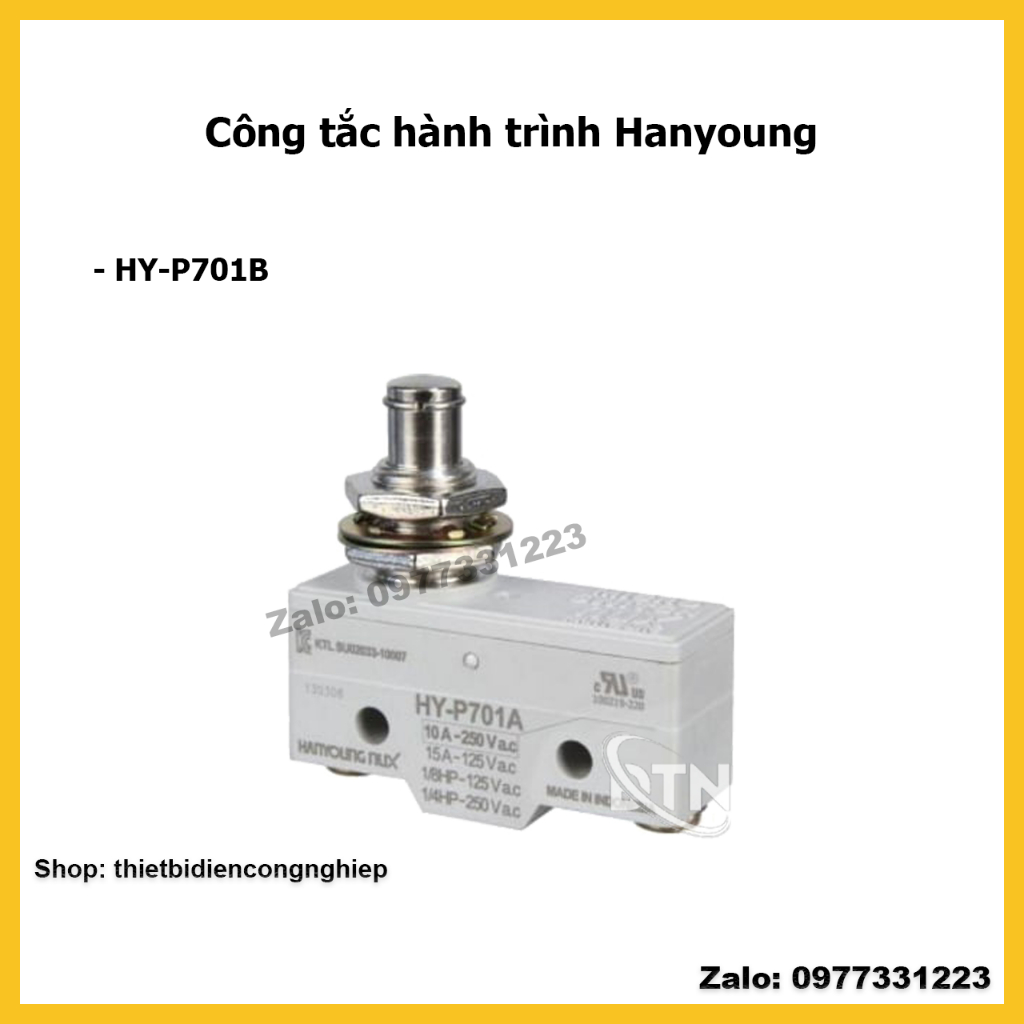 HanYoung Công tắc hành trình Hanyoung HY-P701B | Shopee Việt Nam