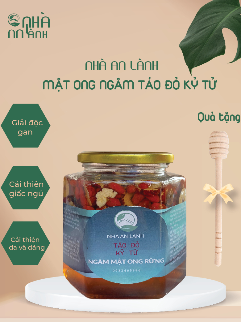 Mật ong ngâm táo đỏ kỷ tử | Shopee Việt Nam