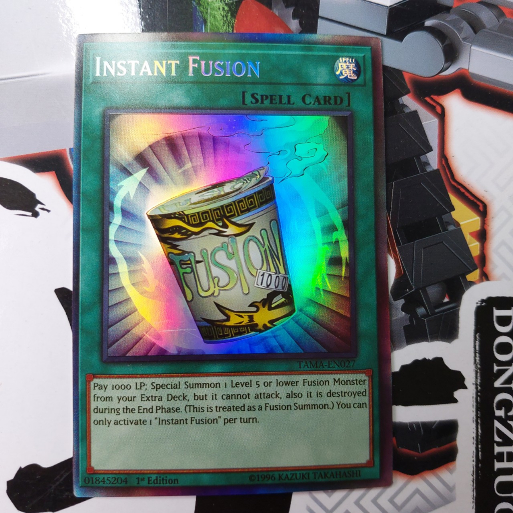[Magic YugiOh]Thẻ INSTANT FUSION 01845204 ma thuật hiệu ứng holo 1458 ...