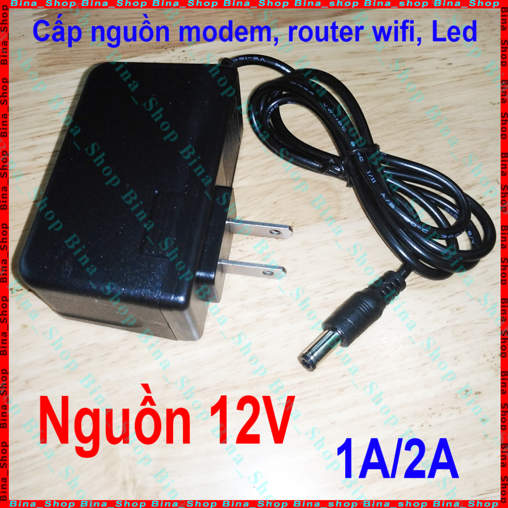 Nguồn 12V 1A/2A/3A cấp nguồn Modem router wifi Led | Shopee Việt Nam