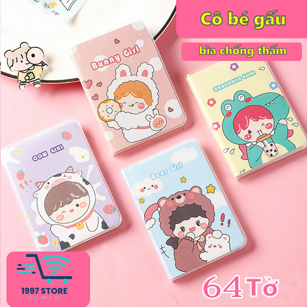 Sổ Tay A7 Bìa Chống Thấm Dễ Thương Tiện Lợi Nhỏ Xinh, Sổ Note Mini Mẫu ...