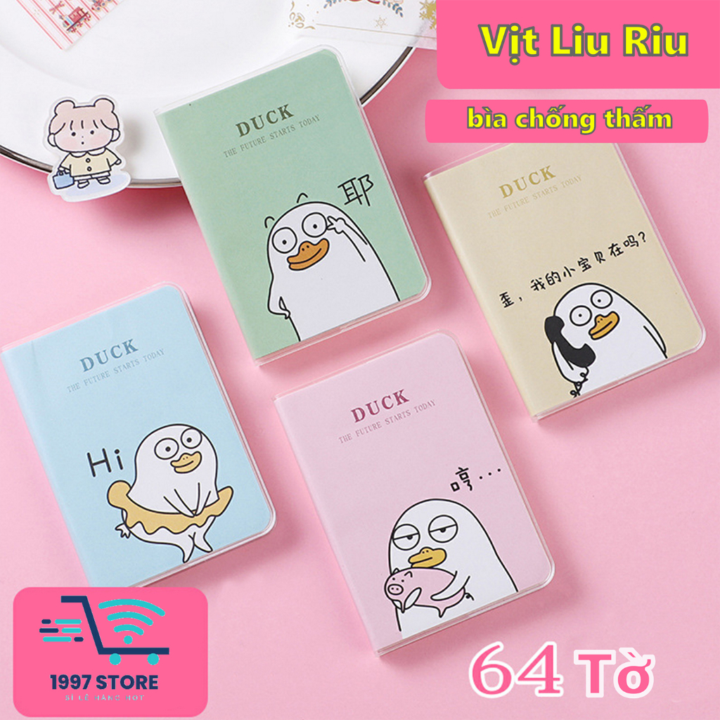 Sổ Tay A7 Bìa Chống Thấm Dễ Thương Tiện Lợi Nhỏ Xinh, Sổ Note Mini Mẫu ...
