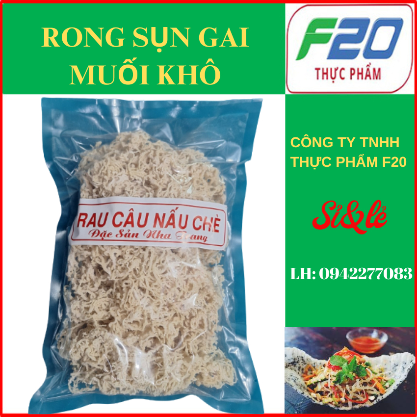 1kg rong sụn gai khô muối dùng làm gỏi cực giòn cực ngon - rong biển ...