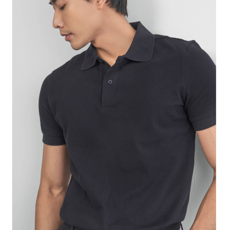 Áo Polo nam có cổ basic vải cá mập cotton, nam tính, chỉn chu, sang trọng | Shopee Việt Nam