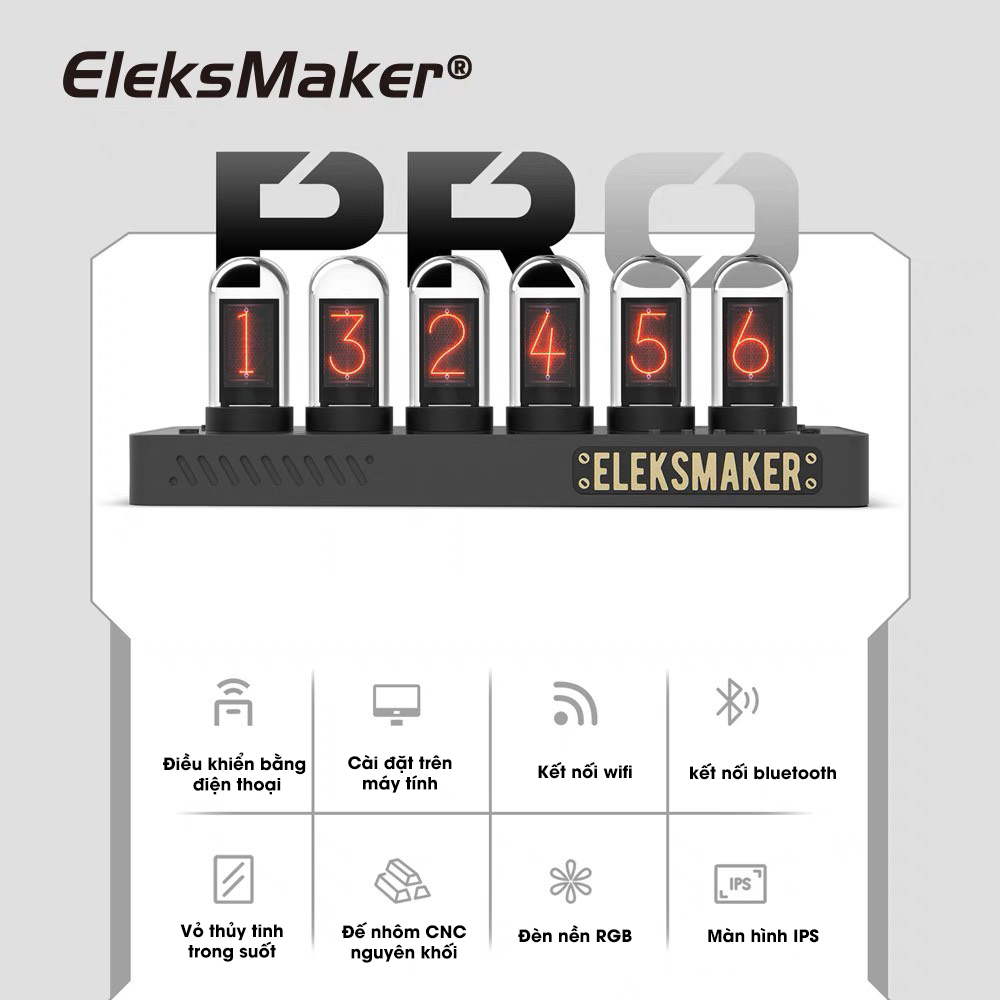 Đồng hồ Eleksmaker IPS Colorful LED Tube APP ( CHÍNH HÃNG ) - Đồng hồ ...