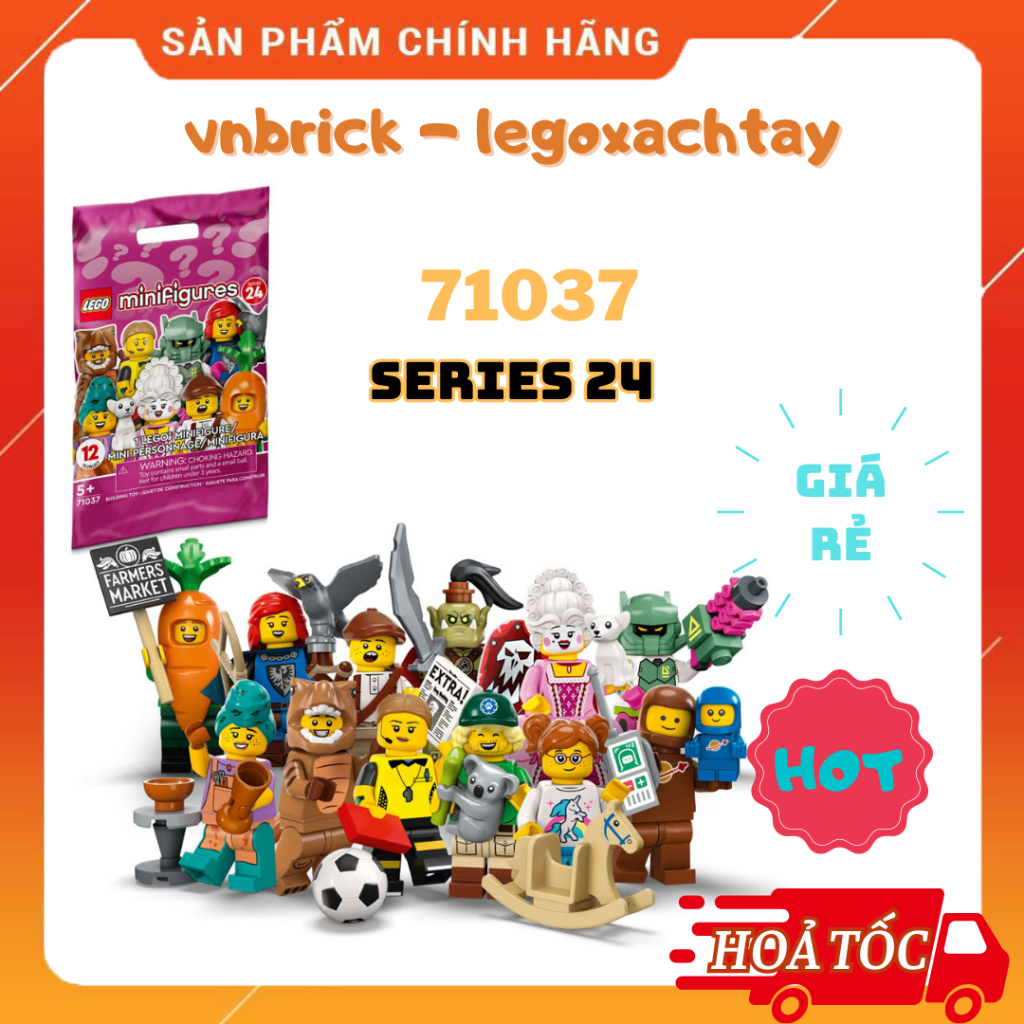 LEGO Minifigures 71037 Series 24 - Mô Hình Nhân Vật | Shopee Việt Nam