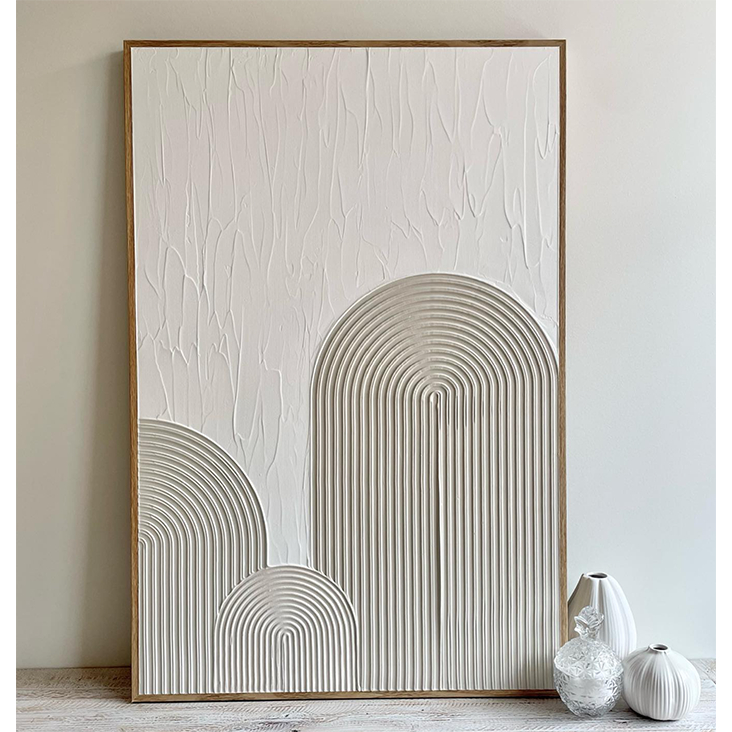 Tranh DIY Từ Bột Đắp Nổi Thạch Cao 3D Texture Art Thủ Công Phong Cách ...