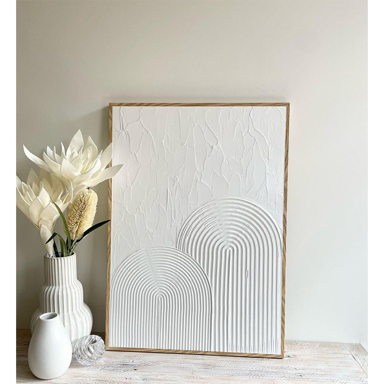 Tranh DIY Từ Bột Đắp Nổi Thạch Cao 3D Texture Art Thủ Công Phong Cách ...