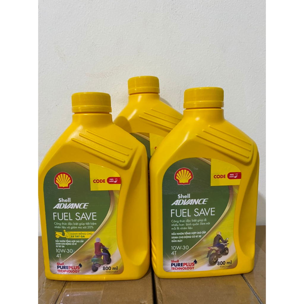 Dầu Nhớt Shell Advance Fuel Save 10W30 Tiết Kiệm Nhiên Liệu Tổng Hợp ...