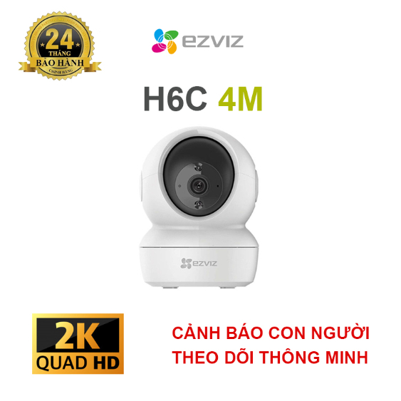 Camera wifi không dây Ezviz H6C 4MP 2K | Shopee Việt Nam