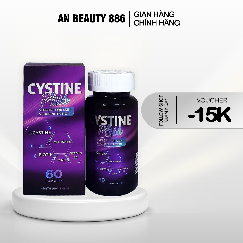 Viên uống giảm mụn, ngăn rụng tóc và giảm sắc tố Supplement Fact ...