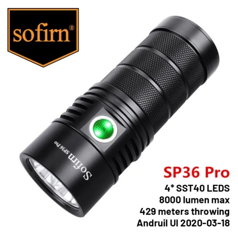 chính hãng đèn pin sofirn công suất lớn sp36 pro 8.000lm +4 sst40 sạc ...
