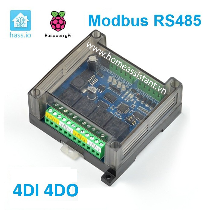 Công Tắc Điều Khiển IO 8 Cổng Modbus RTU RS485 RS232 BMS8 (Hỗ Trợ ...