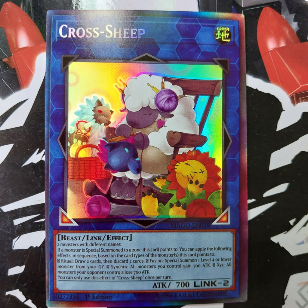 [YugiOh]Lá CROSS SHEEP 50277355 cừu lười ú nư holo ánh xạ 1458 D13 92 ...