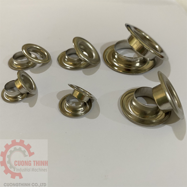 Khoen ore khoen mắt cáo bằng inox mạ không gỉ màu bạc khuy bấm vải, bấm ...