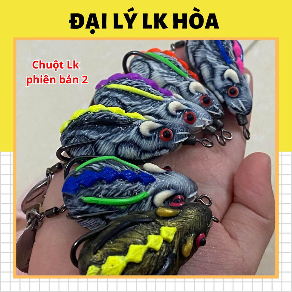 (MỚI) Chuột Lk Hoà phiên bản 2 - Action Nổi, 2 Thìa, Lưỡi BKK, Chống ...