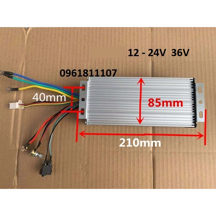 Bộ Điều tốc Động Cơ Brushless BLDC 12V - 24V - 36V 45A, điều tốc motor ...