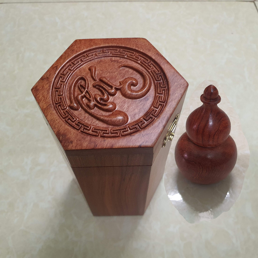 Hộp đựng chè gỗ Hương + Ống tăm gỗ hương cao cấp | Shopee Việt Nam