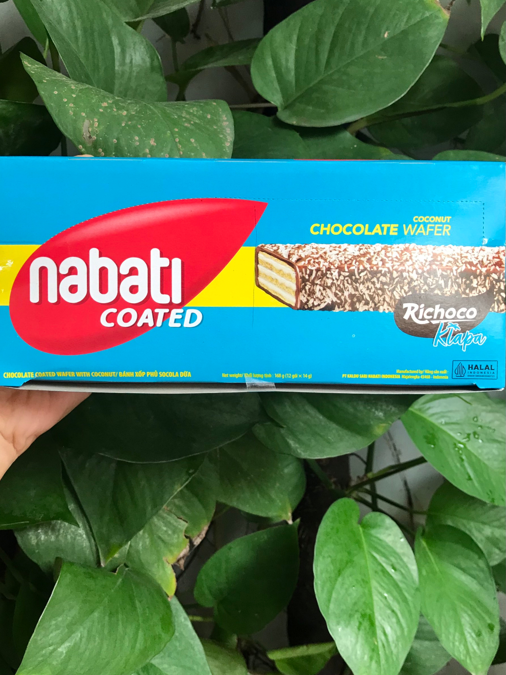 Bánh Xốp Phủ Socola Dừa Nabati Chocolate Coated Wafer With Coconut (Hộp 168g) | Shopee Việt Nam