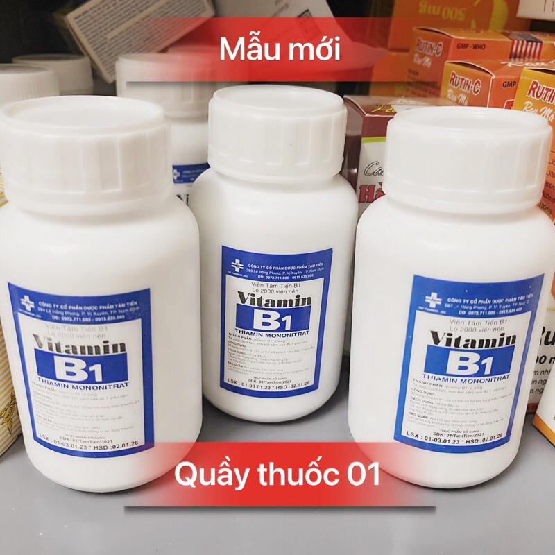 Vitamin B1 lọ 2000 viên | Shopee Việt Nam