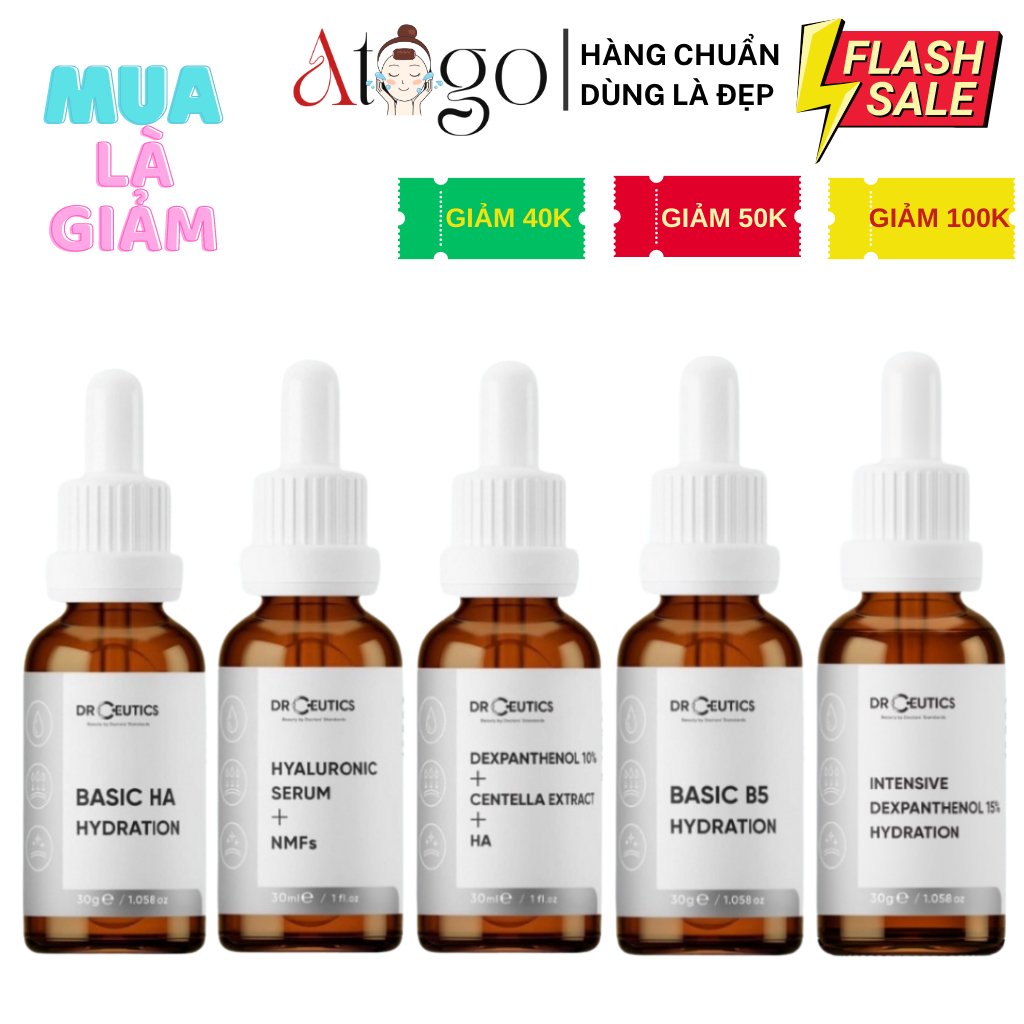 Tinh Chất Dưỡng ẩm Drceutics Ha Basic B5 Basic Ha Nmfs Ha B5 30ml