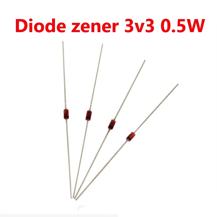 [Gói 20 con] Diode zener 3v3 3.3v 0.5W chân cắm | Shopee Việt Nam