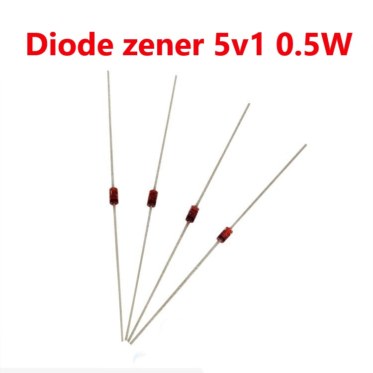 [Gói 40 con] Diode zener 5v1 5.1v 0.5W chân cắm | Shopee Việt Nam