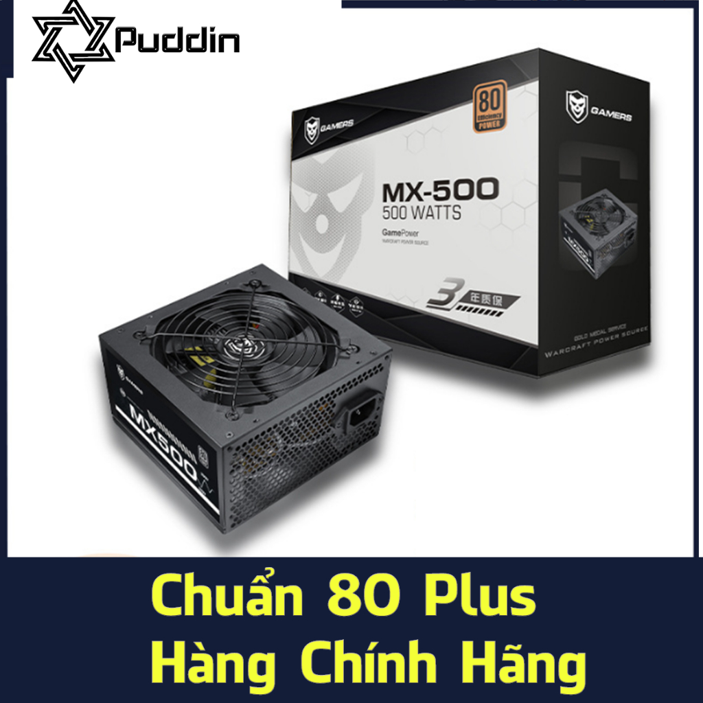 Nguồn Máy Tính Puddin CHuẩn 80Plus Công Suất Thực MX450, Mx 500 | Shopee Việt Nam