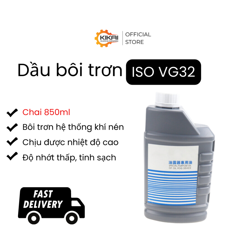 Dầu bôi trơn khí nén ISO VG32 chai 850ml dùng với bộ lọc khí nén bền bỉ hiệu năng | Shopee Việt Nam