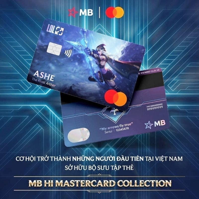 Thẻ Hi Mastercard Collection MB Bank. | Shopee Việt Nam
