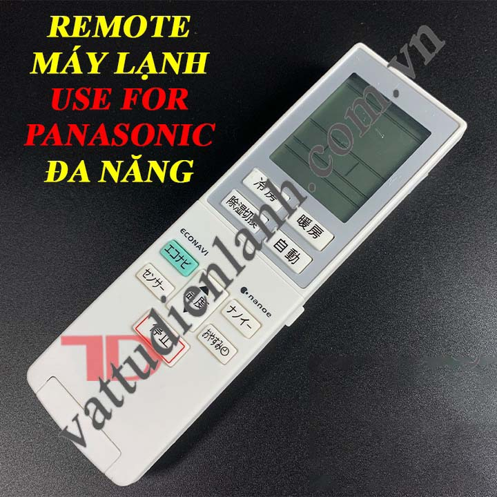 REMOTE MÁY LẠNH, ĐIỀU KHIỂN DÀNH CHO MÁY LẠNH PANASONIC VIP, ĐIỀU KHIỂN ...