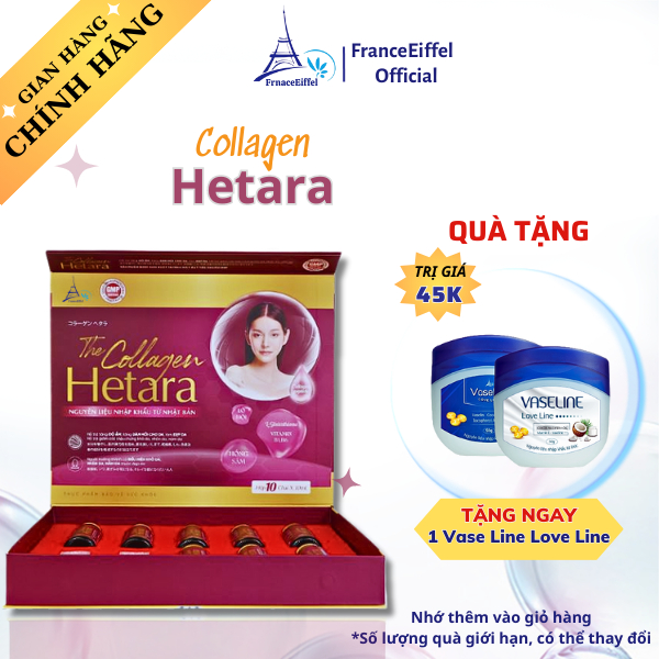 The Collagen HETARA Dạng Nước Nhật Bản - FranceEiffel Hộp 10 chai | Shopee Việt Nam
