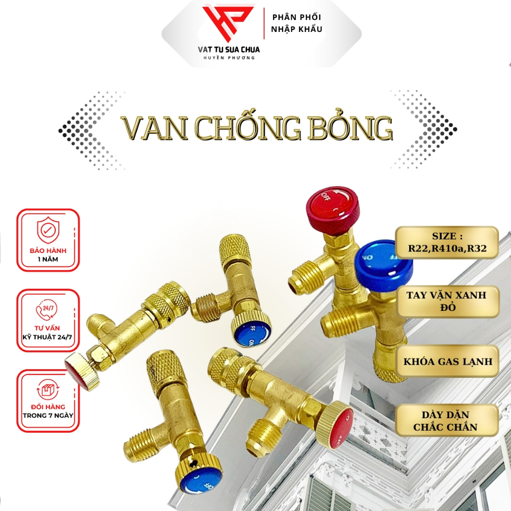 Van chống bỏng nạp gas điều hoà r22- R410 - R32 loại tốt | Shopee Việt Nam