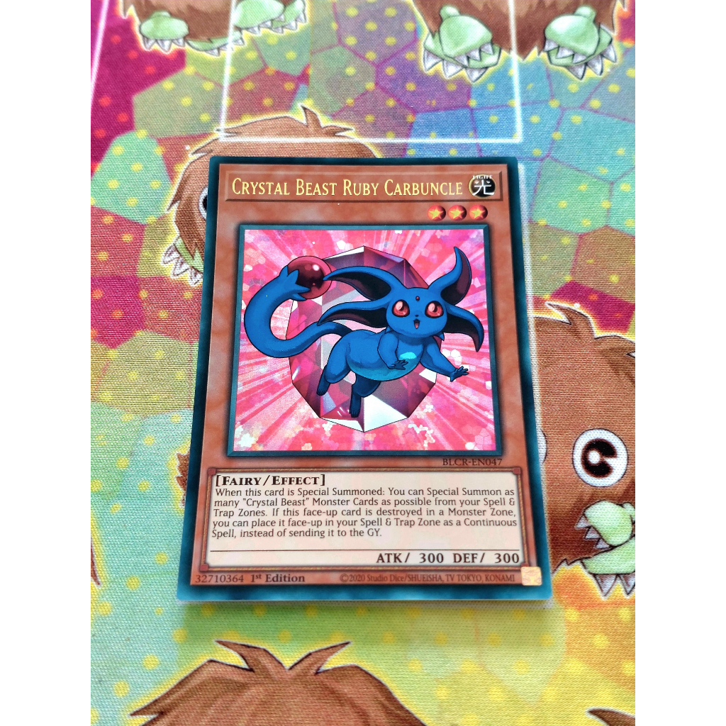 [ Đỗ Lạc Shop ] Thẻ Bài Yugioh Monster Crystal Beast Ruby Carbuncle ...