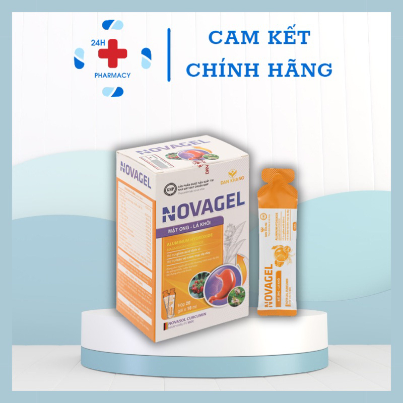 Hỗn dịch Novagel bảo vệ niêm mạc dạ dày hộp 20 gói x 10ml | Shopee Việt Nam
