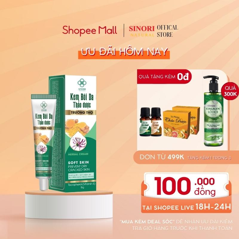 Kem Bôi Da Thảo Dược Trường Thọ Sinori 15g | Shopee Việt Nam