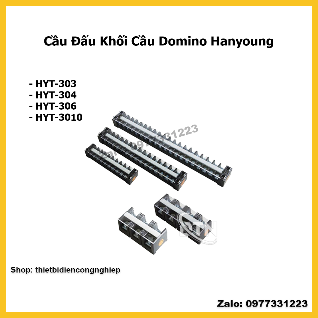 HanYoung Cầu Đấu Khối Cầu Domino 30A Hanyoung Nux HYT-303 HYT-304 HYT-306 HYT-3010 | Shopee Việt Nam