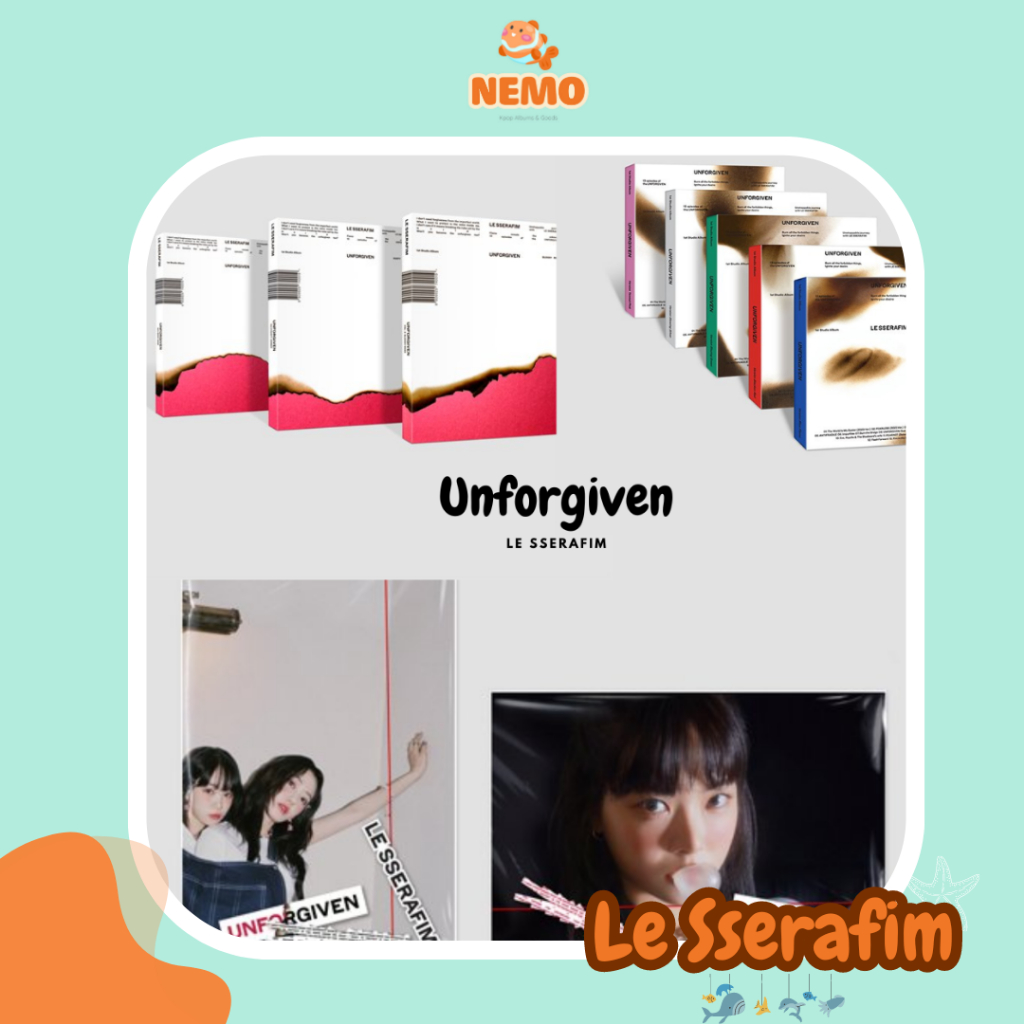 [SẴN] Album ảnh LE SSERAFIM - UNFORGIVEN kèm POB - Nemo House | Shopee ...