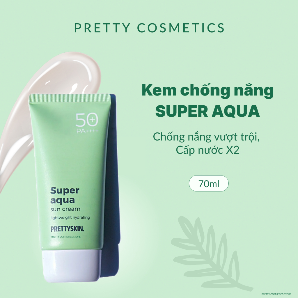 Kem Chống Nắng SUPER AQUA Pretty Skin, Chống Nắng Vượt Trội, Cấp Nước ...