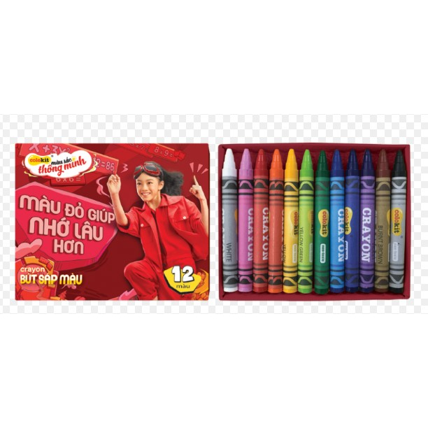 Bút Sáp Màu Thiên Long Colokit CR-C016 12 màu / hộp - 1 hộp | Shopee Việt Nam