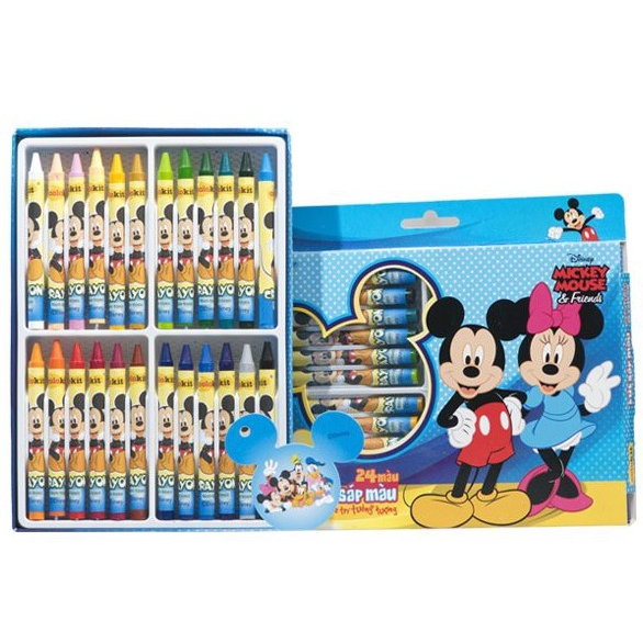 Bút Sáp Màu Thiên Long Colokit Disney Mickey CR-C030/MI 24 màu / 1 hộp ...
