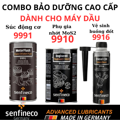 Combo bảo dưỡng cao cấp Senfineco 9916/9910/9991, bảo dưỡng định kì 20 ...
