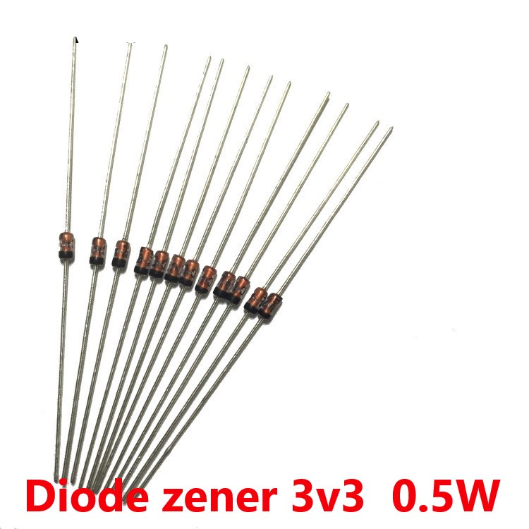 [Gói 40 con] Diode zener 3v3 3.3v 0.5W chân cắm | Shopee Việt Nam