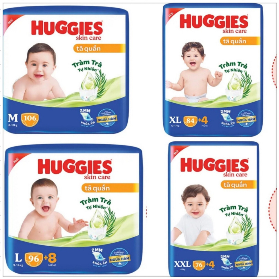 [GIẢM 12% ĐƠN TỪ 500K][CHÍNH HÃNG] Bỉm Huggies Mega Jumbo Skin Care ...