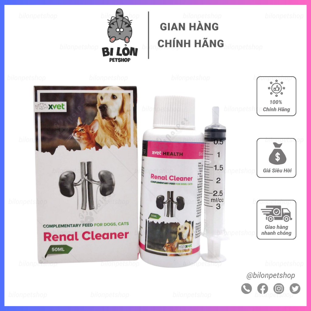 RENAL CLEANER Siro Hỗ Trợ Chức Năng Thận, Giải Độc Và Phục Hồi Thận ...
